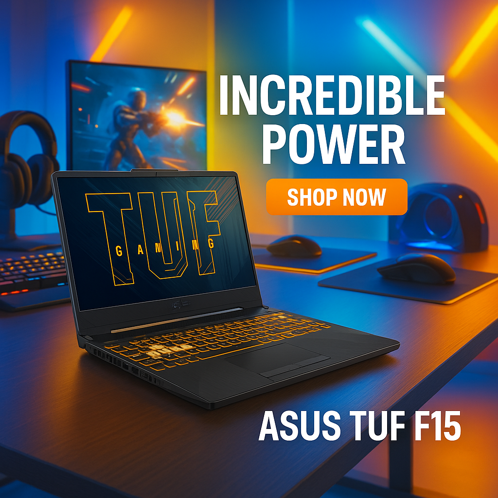 ASUS TUF Gaming F15 Laptop, 15.6-inch, Windows 11 Home, Intel Core i7 ...